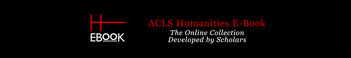 Collection Spotlight: ACLS Humanities E-Book – Charles Sturt University ...